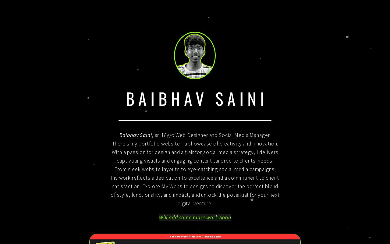 Portfolio-Baibhav Saini